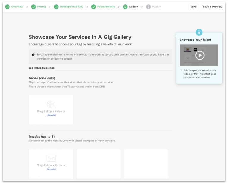 How To Create a Gig on Fiverr? - 7 Easy Steps